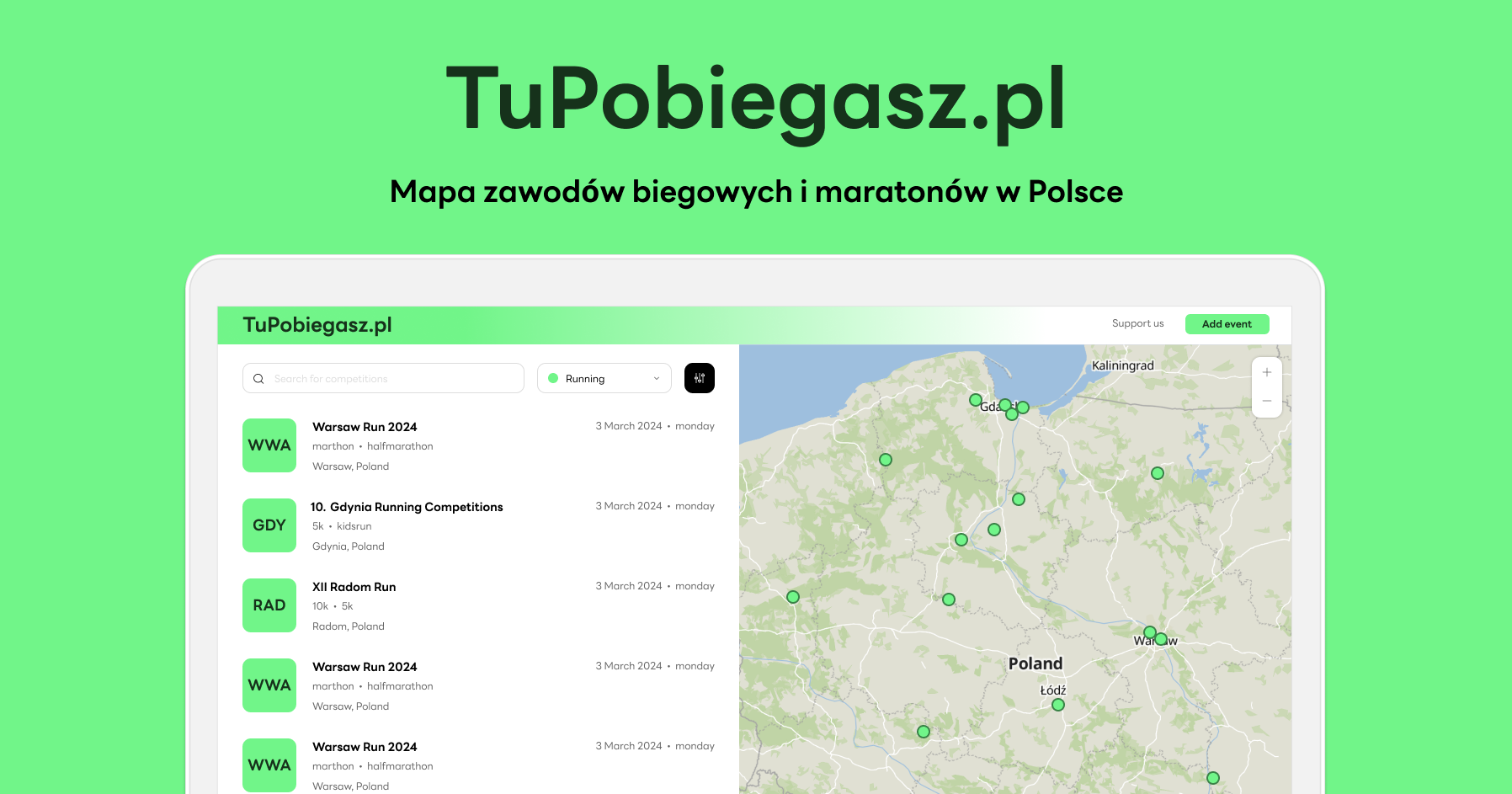 8. Bieg "Śladami Żubra" · TuPobiegasz.pl